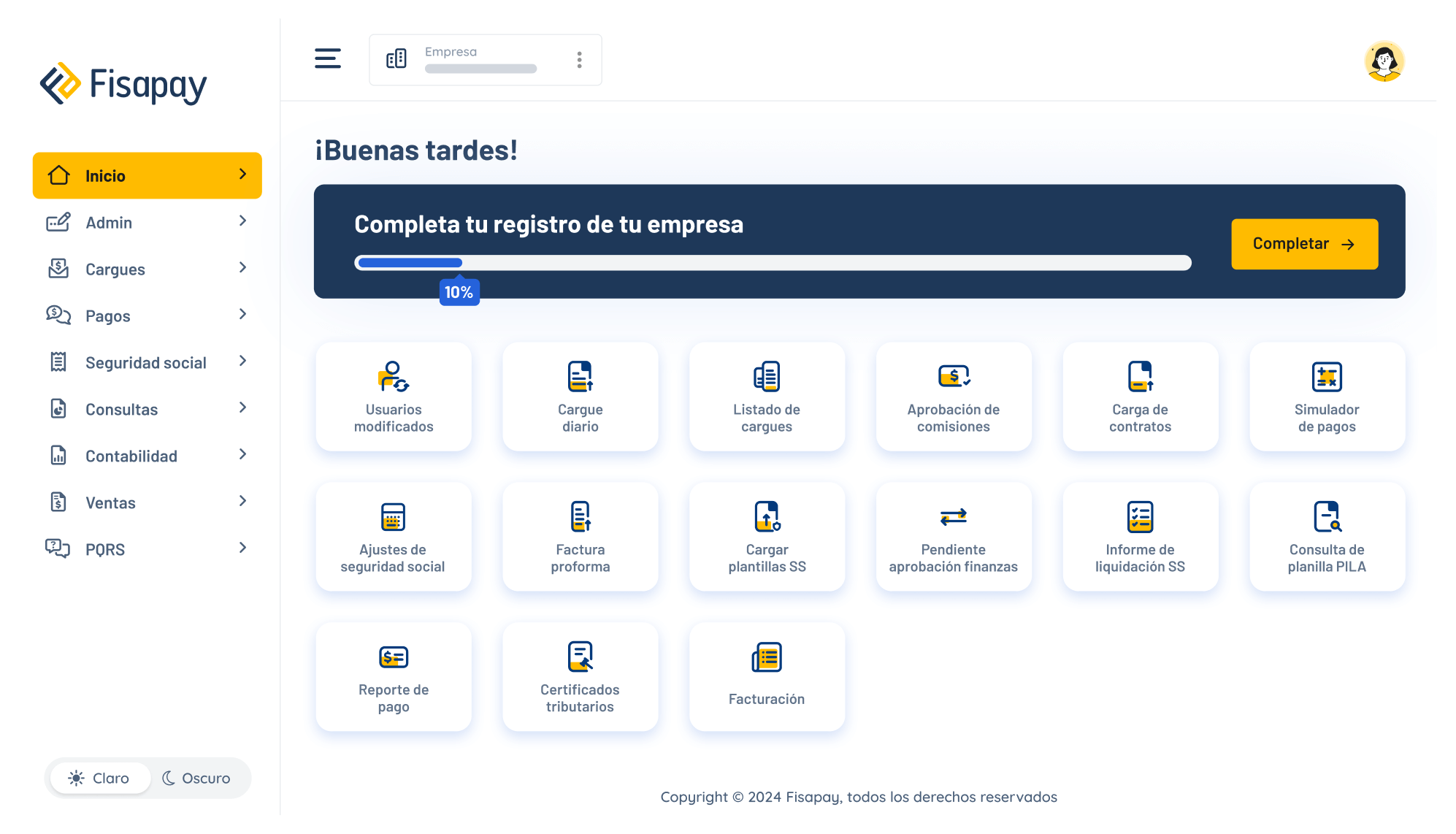 inicio - Fisapay